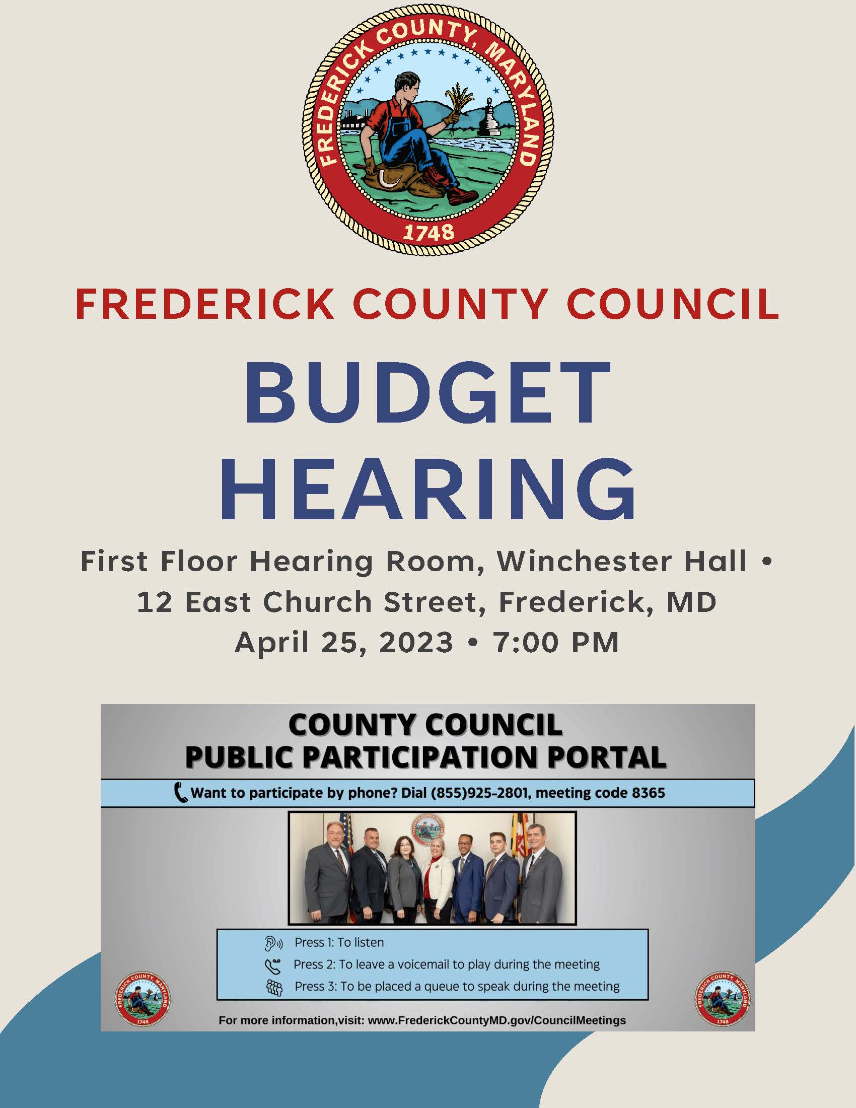 County Council | Frederick County MD - Official Website