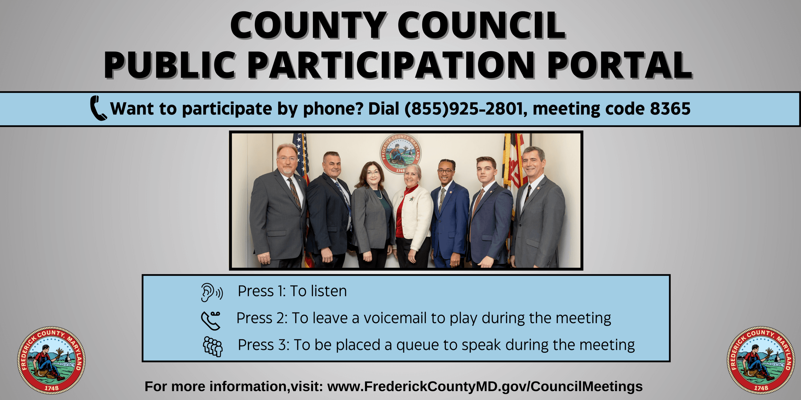 County Council | Frederick County MD - Official Website