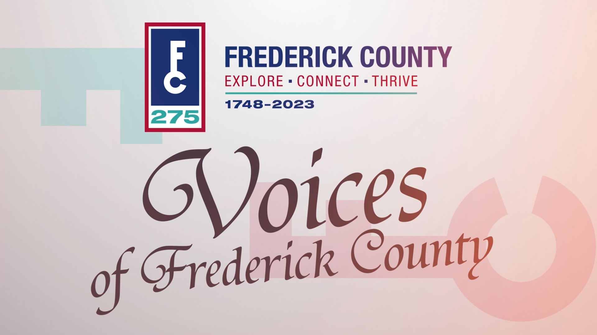Voices of Frederick County | Frederick County MD - Official Website